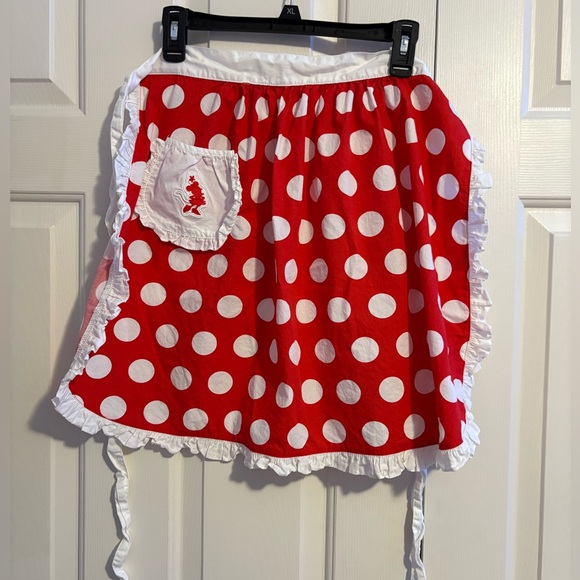 Disney | Other | Disney Park Authentic Original Minnie Mouse Half Apron ...